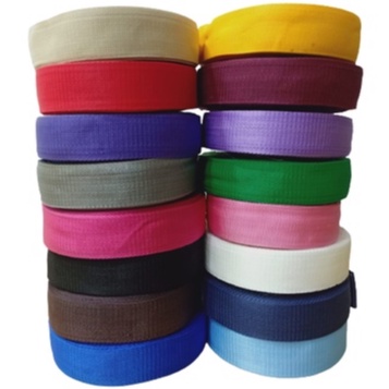 Jual Bisban Webing ROLL tali tas 3,8cm X 25 yard hammock tali bisban ...