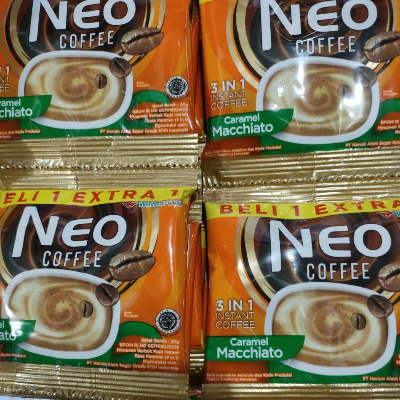 Jual Neo coffee 10 sachet x 20 gram (1 renteng) | Shopee Indonesia