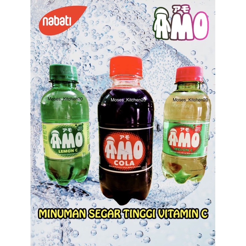 Jual MINUMAN AMO DRINK 215ml/MINUMAN AMO RASA COLA/AMO DRINK LEMON ...