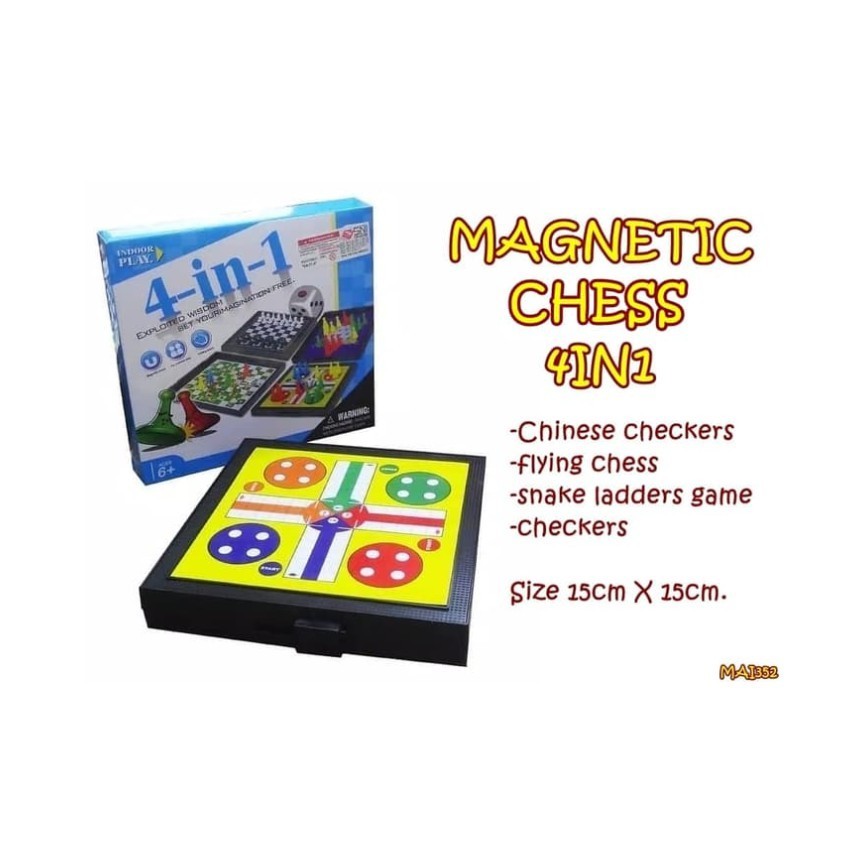 Jual ID 4 in 1 Magnetic Boardd Gamess No.S3303 | Shopee Indonesia