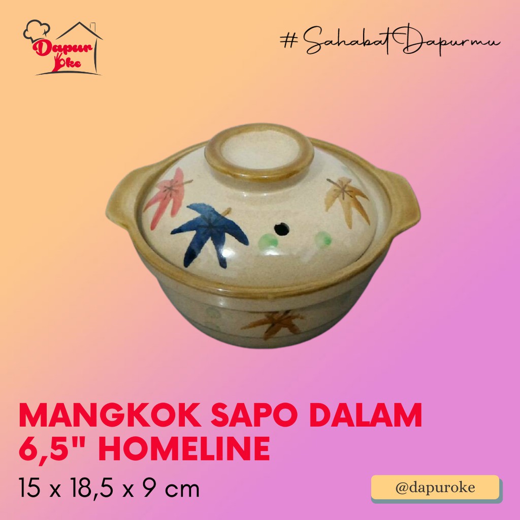 Jual Mangkok Sapo Dalam 6.5 inch Homeline / Casserole | Shopee Indonesia