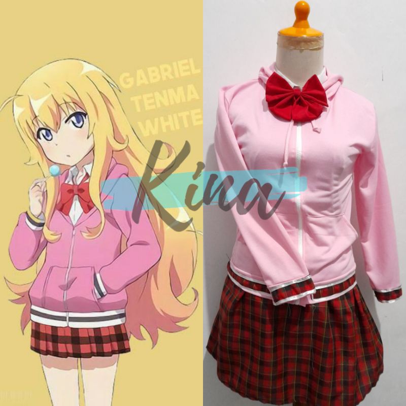 Jual Gabriel Drop Out Tenma Gabriel Seifuku ver Cosplay Costume Anime ...
