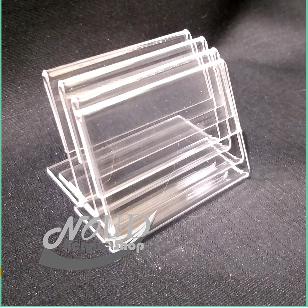 Jual Price tag Acrylic label harga akrilik ukuran 4x6 | Shopee Indonesia