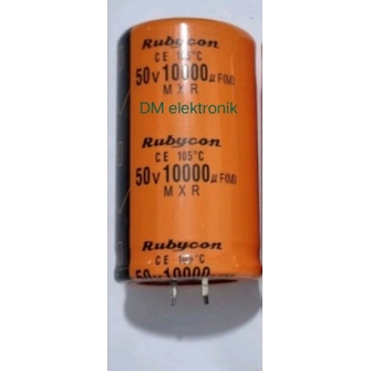 Jual elco 10000uf 50v rubycon MXR | Shopee Indonesia