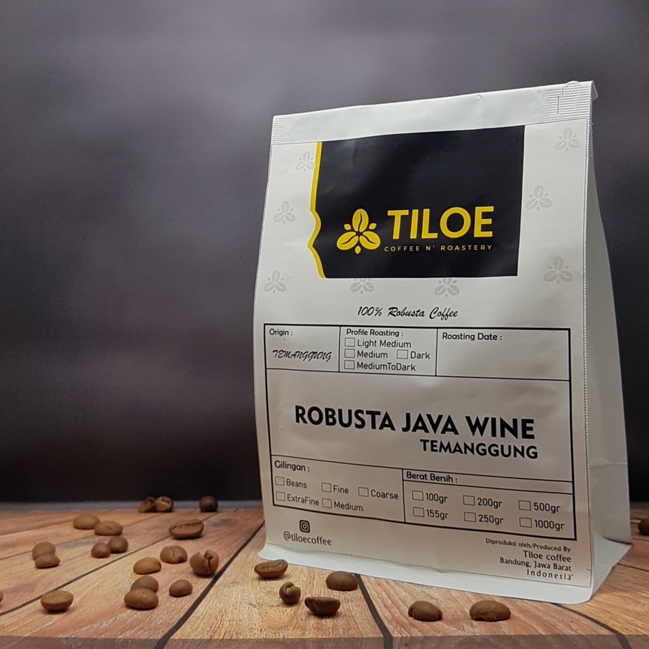 Jual Kopi Java Wine Robusta Coffee Specialty Bubuk/Biji - 250gram ...