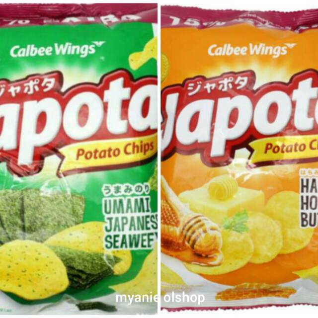 Jual Japota Potato Chips Snack Kentang 68gr Calbee Wings | Shopee Indonesia