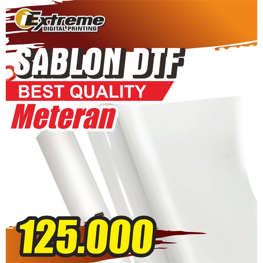 Jual SABLON DTF METERAN KEREN | Shopee Indonesia