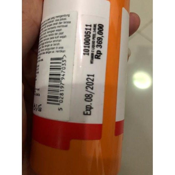 Jual Ç98 The Body Shop Vitamin C Glow Revealing Liquid Peel Share in ...