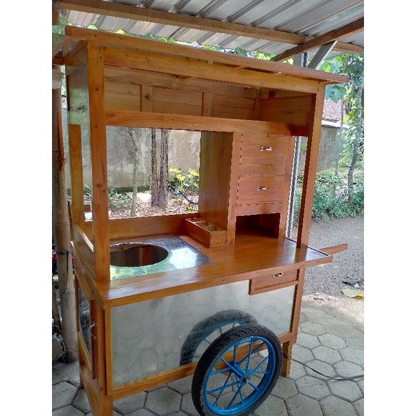 Jual gerobak roda bahan mahoni.. | Shopee Indonesia