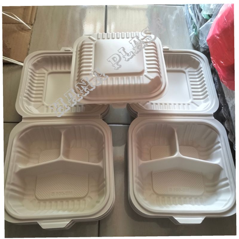 Jual Mealbox merak tiga sekat/non sekat | Shopee Indonesia