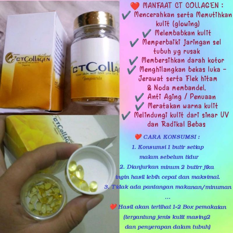 Jual (COD) CT COLLAGEN SETARA SUNTIK PUTIH | Shopee Indonesia