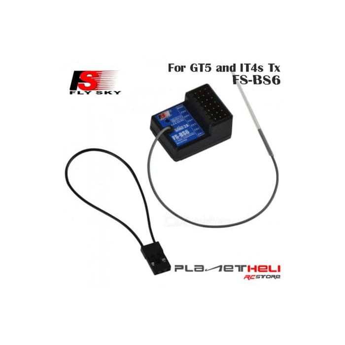 Jual Flysky FS-BS6 Mini Receiver With Gyro Stabilization System for ...
