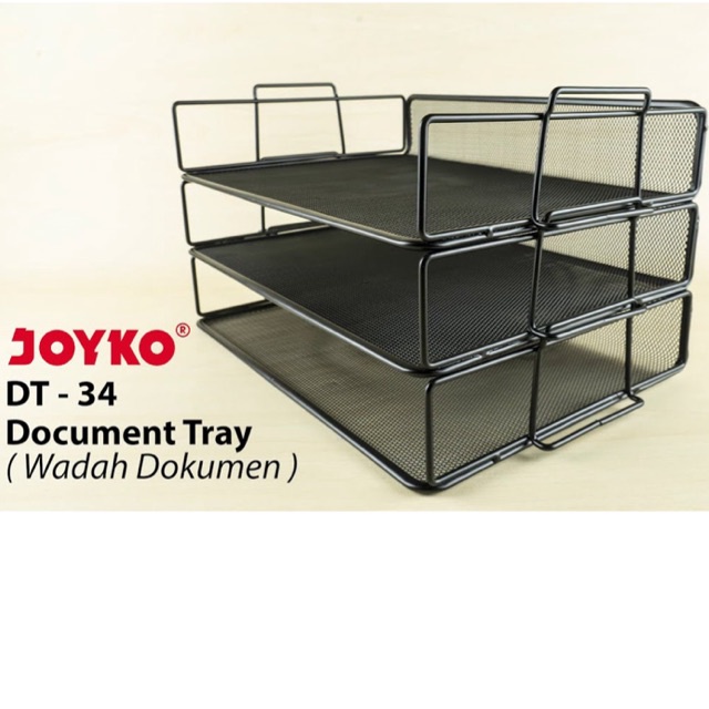 Jual DOCUMENT TRAY 3 SUSUN JOYKO DT-34 | RAK DOKUMEN JARING JALA ...