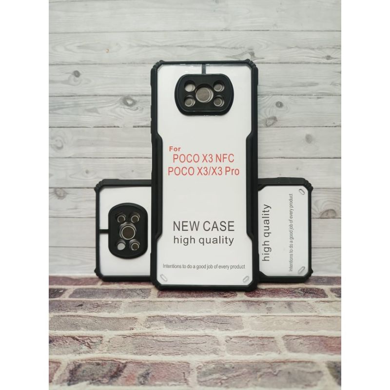 Jual Case XIAOMI POCO X3 NFC Anti Shock Beatle Series Transparan Clear | Shopee Indonesia