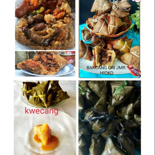 Jual Bacang ayam beras / ketan | bacang medan spesial komplit | Shopee ...