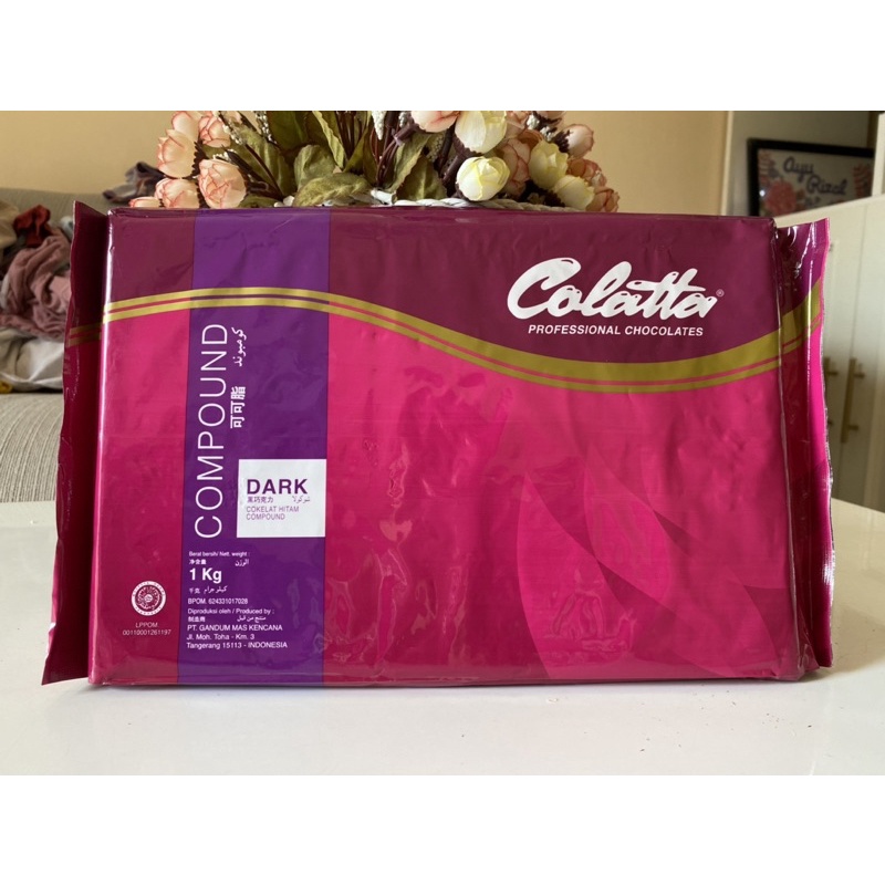 Jual Coklat Batang - Colatta Dark Chocolate Compound 1kg DCC Collata ...