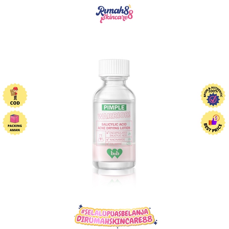 Jual BNB barenbliss Pimple Warrior! Salicylic Acid Acne Drying Lotion ...