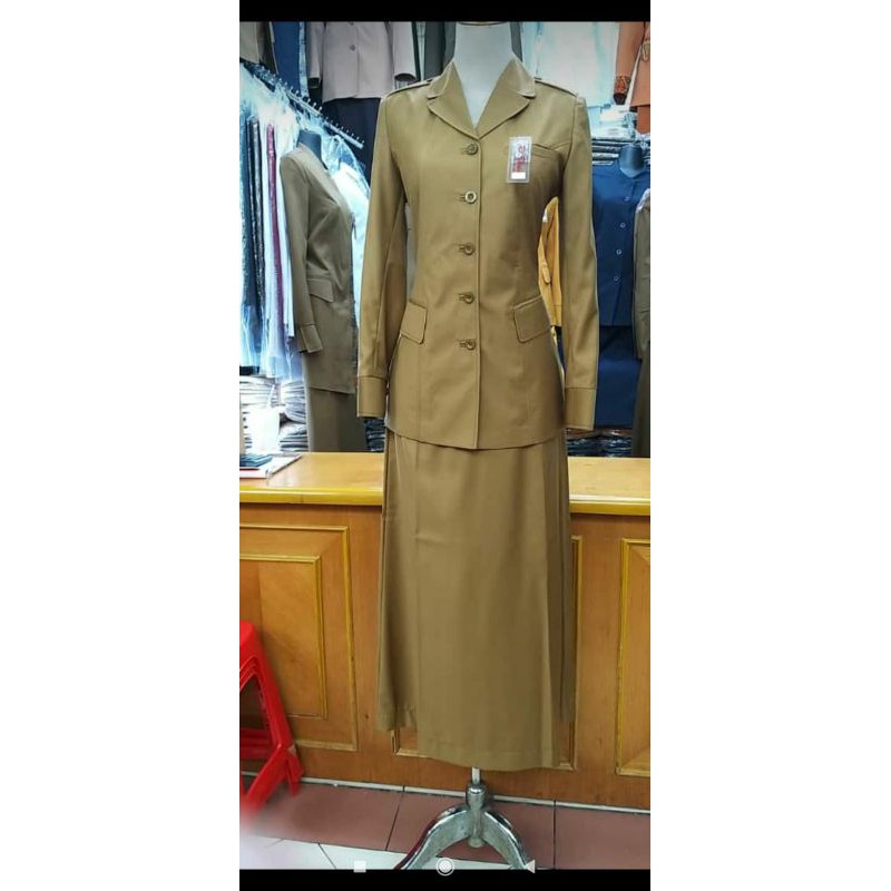Jual seragam pemda muda /seragam PNS/seragam guru khaki muda/seragam ...