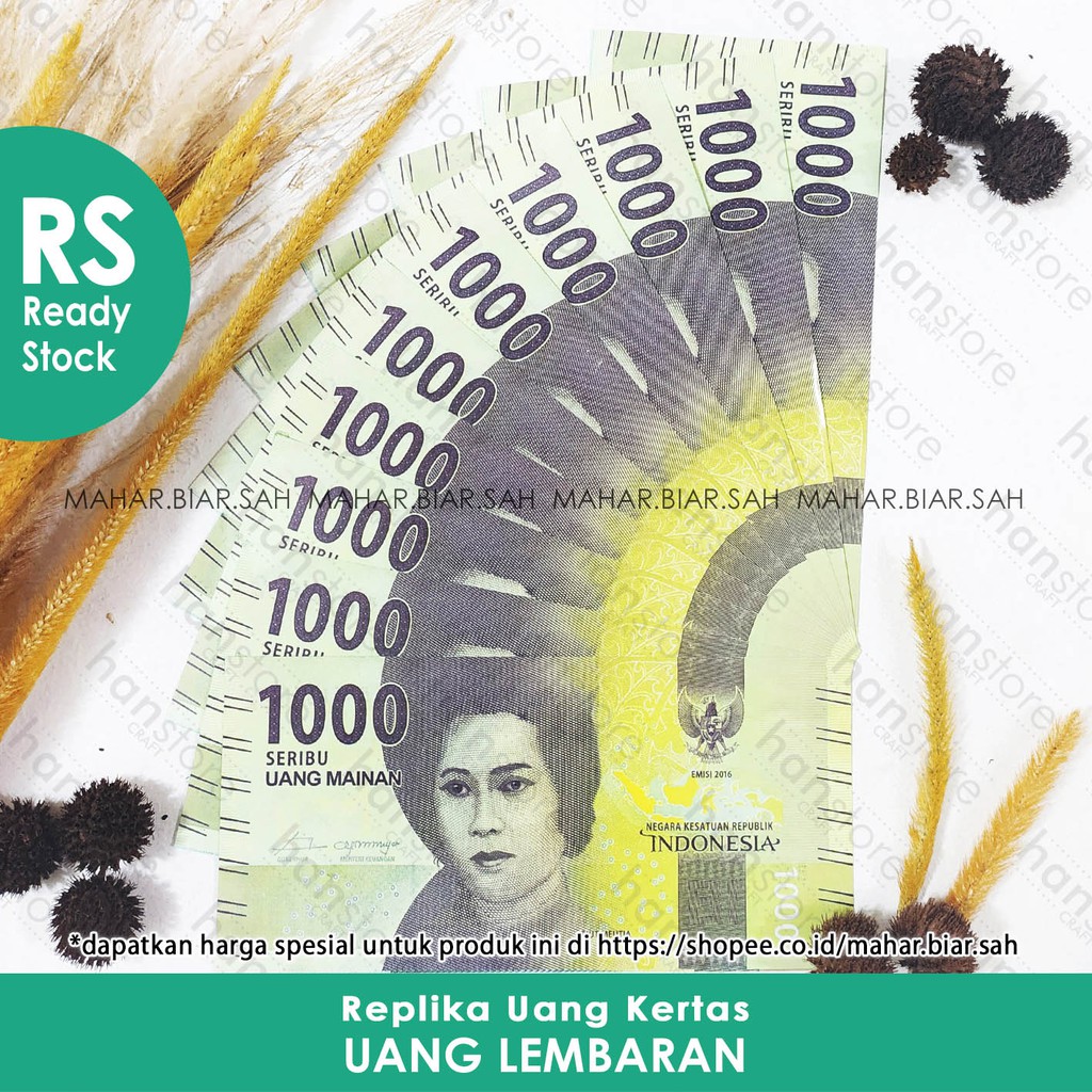 Jual RS 10 lembar Replika Uang Kertas Versi / Model Lama Emisi 2016 ...