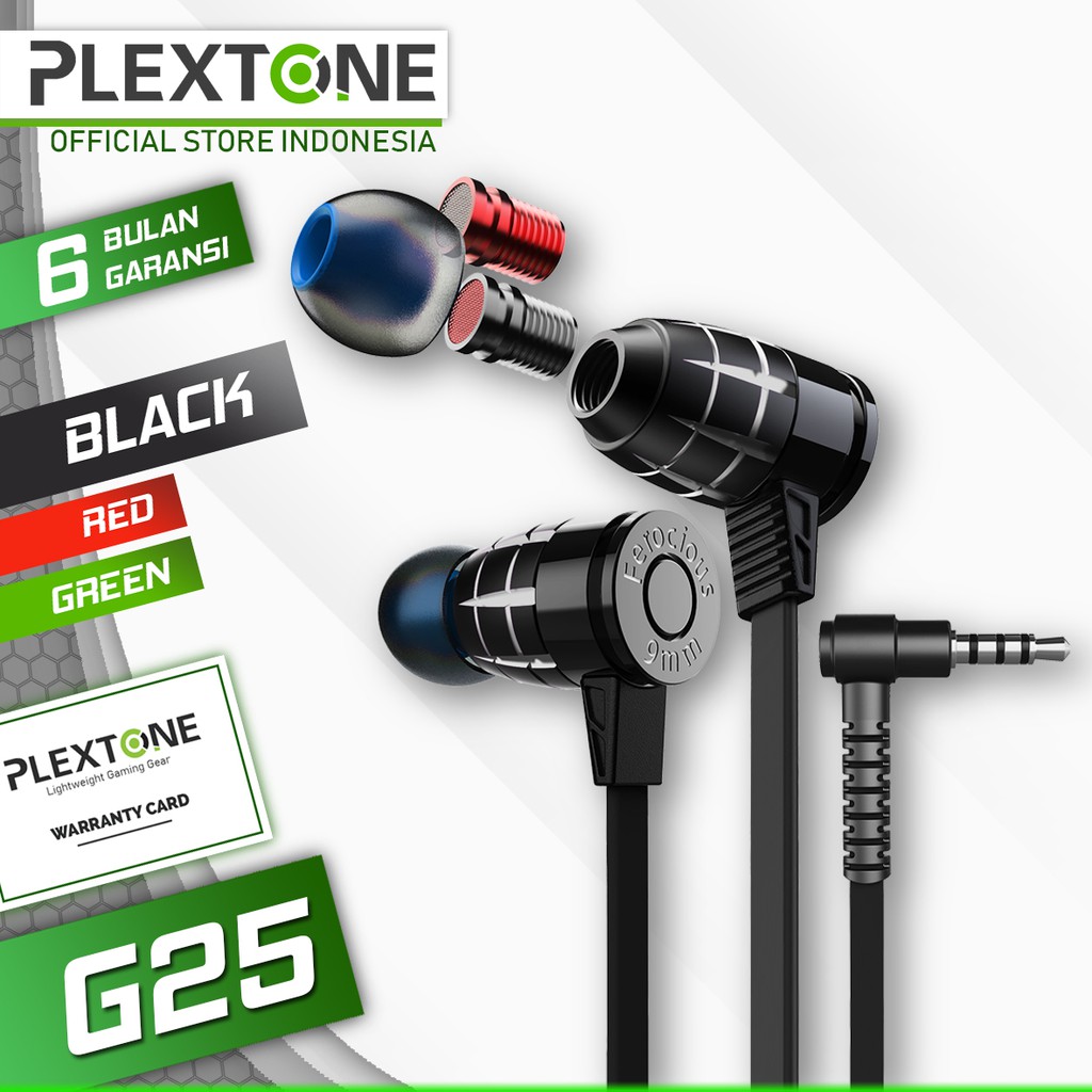 Jual Headset Plextone G25 Gaming Earphone Noise Canceling Stereo for ...