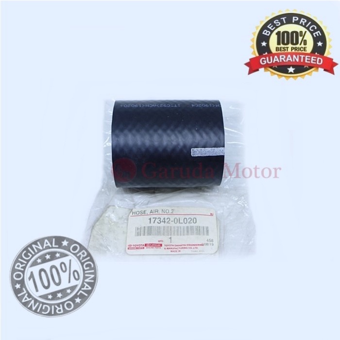 Jual 17342-0L020 HOSE,AIR ,NO.2(FOR INTERCOOLER)INNOVA,FORTUNER,HILUX ...