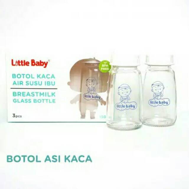 Jual Little baby botol asi kaca 150ml | Shopee Indonesia