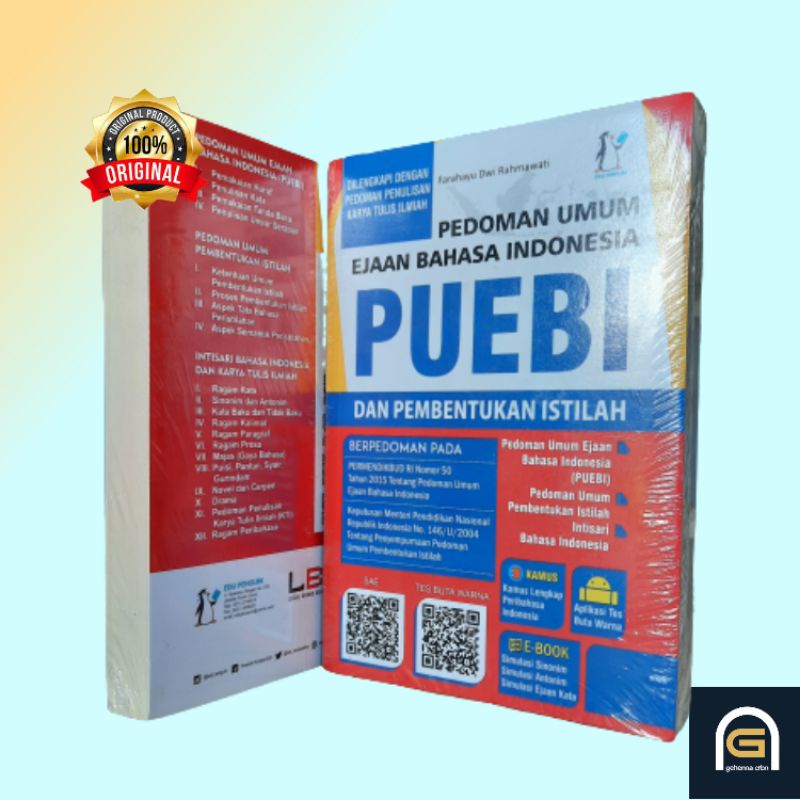 Jual Buku PUEBI | Pedoman Umum Ejaan Bahasa Indonesia dan Pembentukan ...