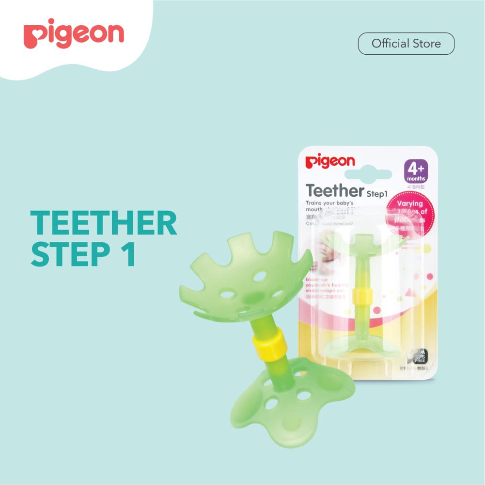 Jual Pigeon Teether Step 1 teether anak teether 4m+ gigitan bayi ...