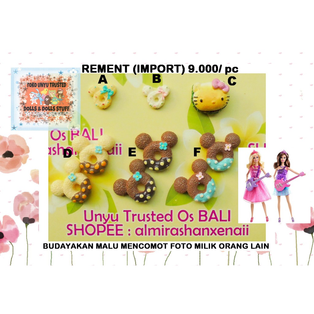 Jual Miniatur untuk Boneka Barbie/ Ken/ Monster High/ Blythe/ Kelly ...