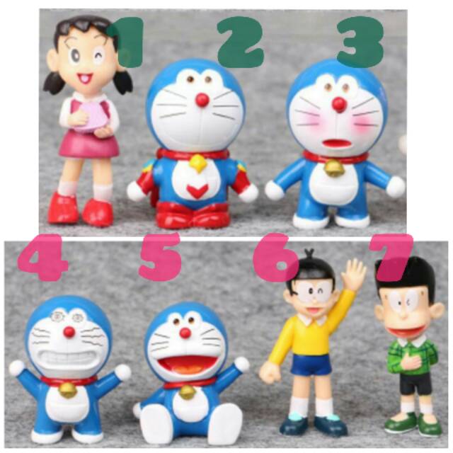 Jual Figure miniatur doraemon sizuka nobita suneo dorami miniature ...