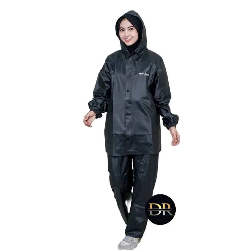 Jual Jas Hujan Mantel Hujan Pria Wanita Kualitas Premium Mantol Awet Kuat Tebal Elastis Anti ...