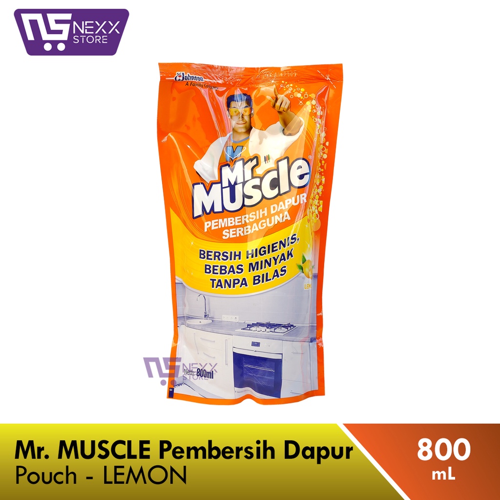 Jual Mr. Muscle Pembersih Dapur POUCH 720 ml ( LEMON / ORANGE) | Shopee ...