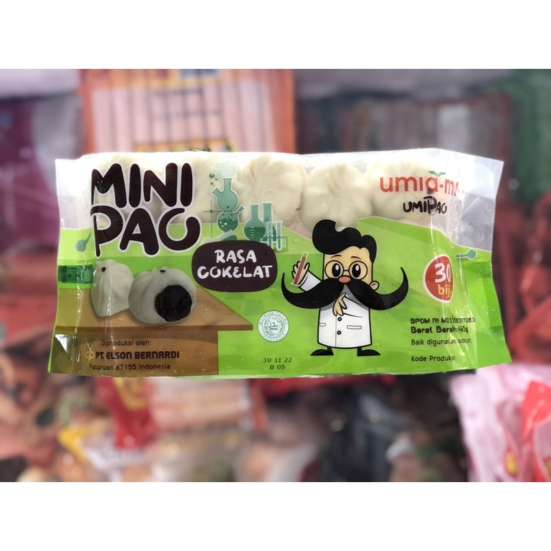 Jual Umiami Mipao Coklat / Mini Pao rasa Cokelat isi 30 | Shopee Indonesia
