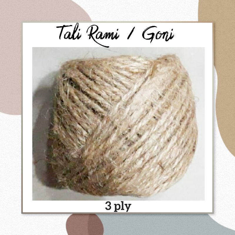 Jual Tali Rami Tali Goni per meter | Shopee Indonesia
