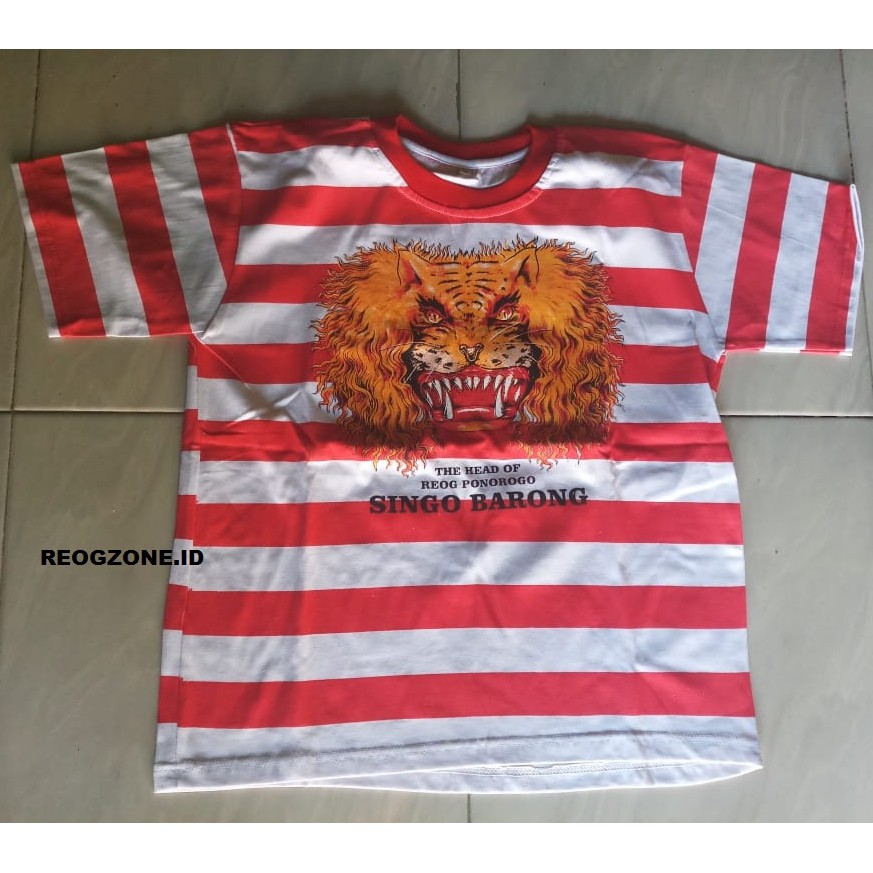Jual KAOS REOG LOREK MERAH PUTIH (BAHAN KATUN) | Shopee Indonesia