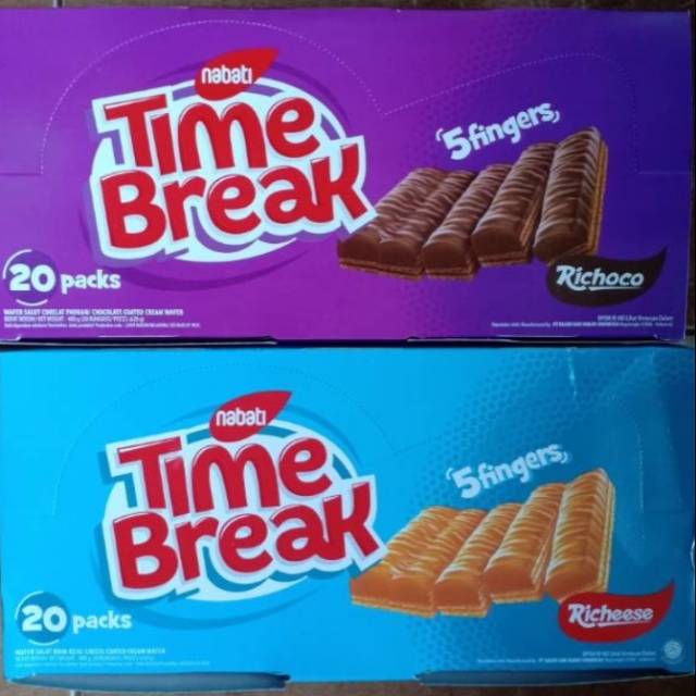 Jual Time Break Richeese Nabati isi 20g x 20 pack | Shopee Indonesia