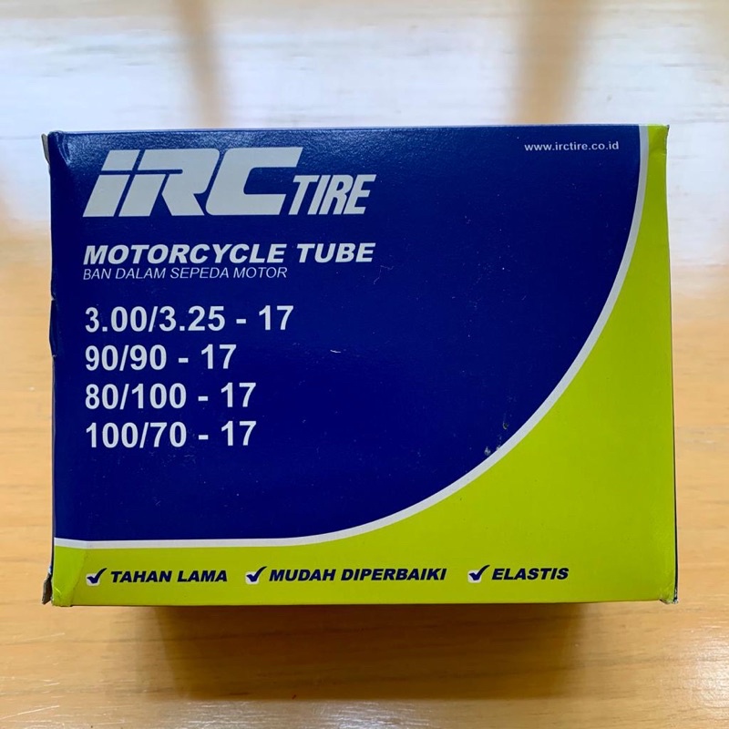 Jual Ban Dalam Motor IRC 300/325-17 ( 90/90-17 ) ( 80/100-17 ) ( 100/70 ...