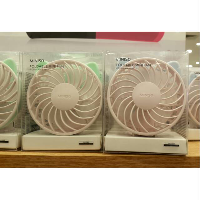 Jual MINISO FOLDABLE MINI FAN. 2WRN. Kipas angin miniso.ukuran kecil ...