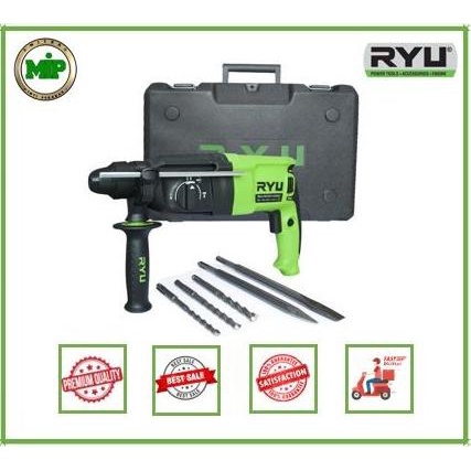 Jual MESIN ROTARY HAMMER RYU RRH26 / MESIN BOR BOBOK BETON RYU RRH26 YJY1561456F | Shopee Indonesia