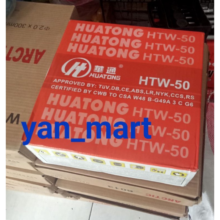 Jual kawat las pakan las mig CO2 solid 0,8 mm huatong | Shopee Indonesia