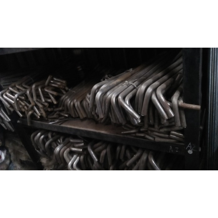 Jual ANGKUR L M16x50x10 / Anchot bolt L . galvanis besi | Shopee Indonesia