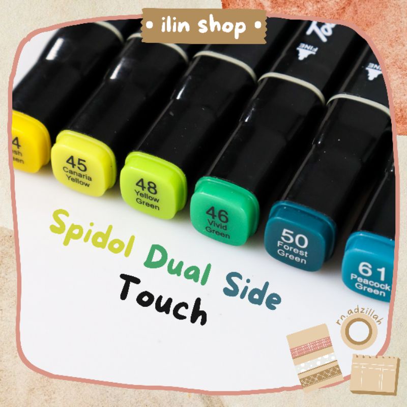 Jual Spidol Dual Side by Touch | Shopee Indonesia