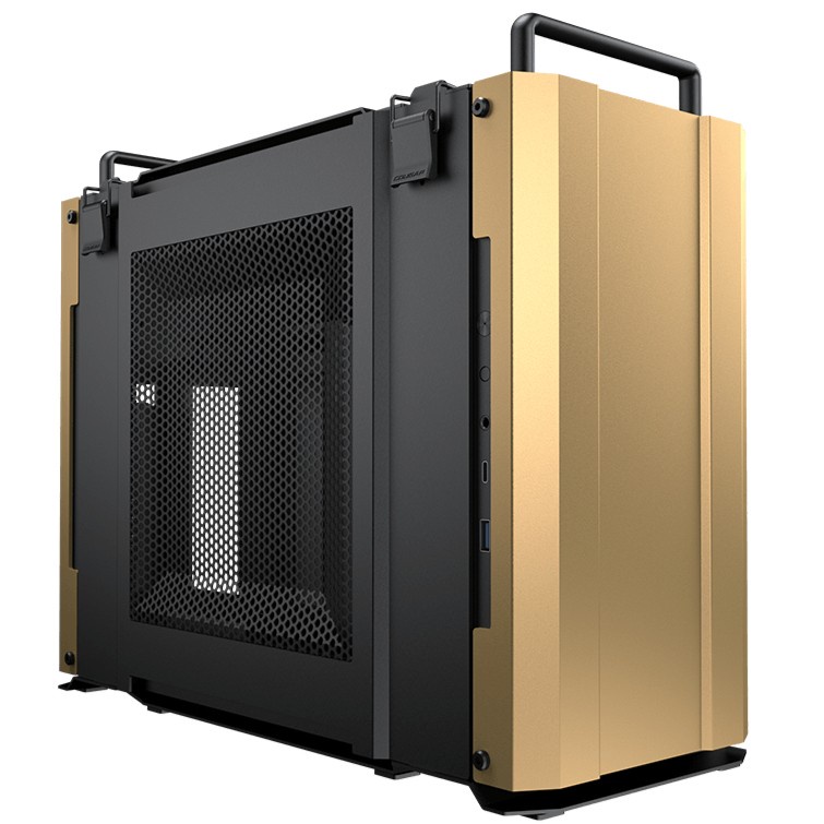 Jual COUGAR DUST 2 2022 DESSERT SAND MINI ITX PC CASE CASING GAMING ...