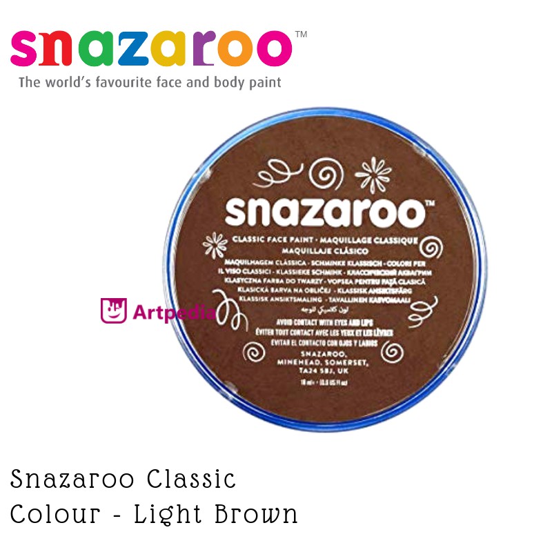 Jual Snazaroo Classic Colour - Light Brown / Snazaroo Face Painting ...