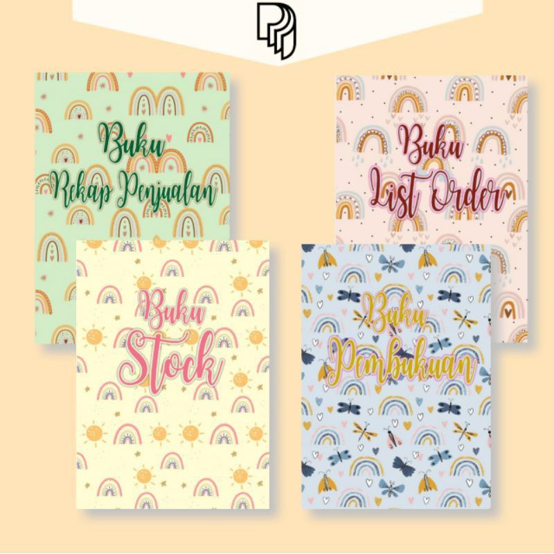 Jual BUKU ONLINE SHOPE(COVER PELANGI)/BUKU PEMBUKUAN/BUKU REKAP ...