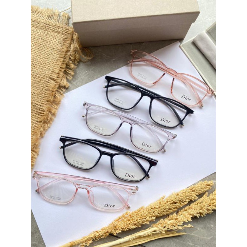 Jual frem kacamata plastik warna bening & lensa anti radiasi standar ...