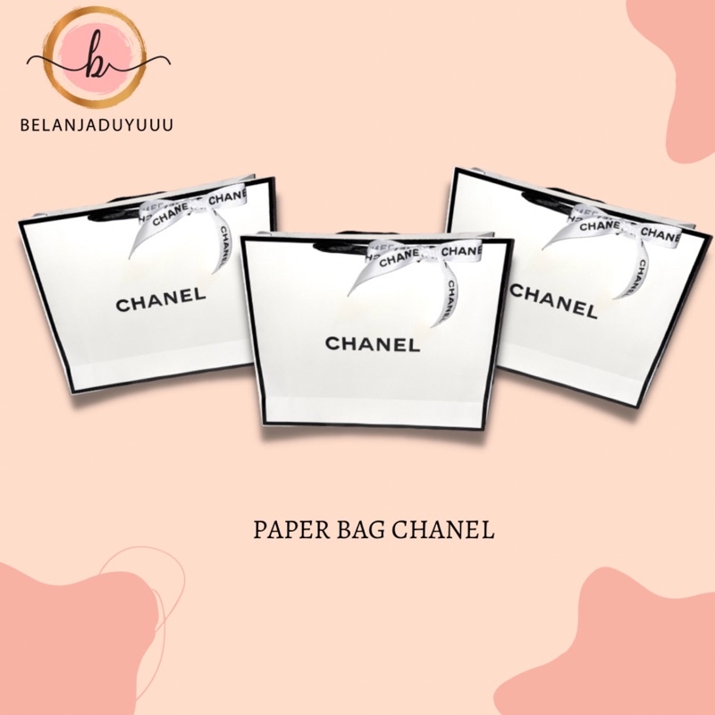 Jual Paper Bag Chanel Putih Pembungkus Kado Ukuran Medium | Shopee ...