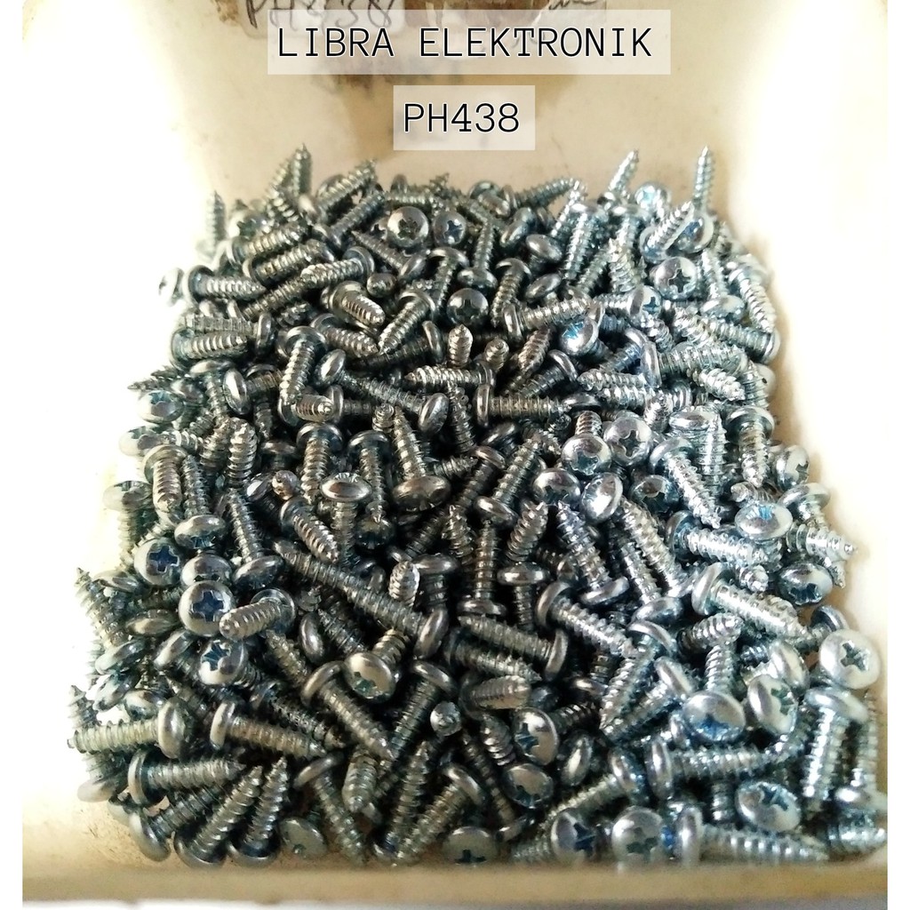 Jual Baut Skrup Ukuran 4mm X 3/8" Inc | Shopee Indonesia