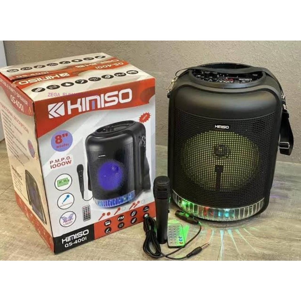 Jual RUMAHBARANG SPEAKER KIMISO QS-3602 + MICc | Shopee Indonesia