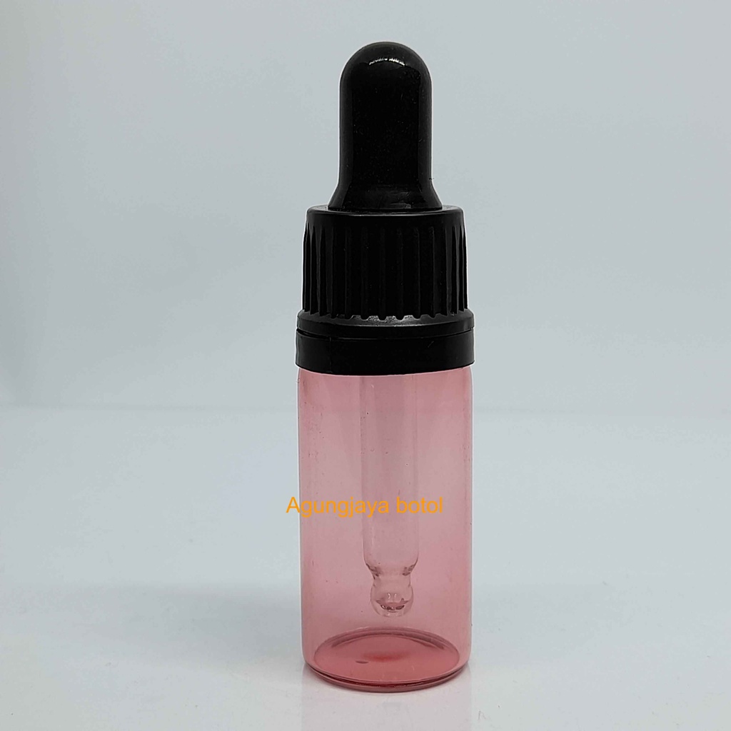 Jual Botol Kaca Kosmetik 22 10 Ml Pink Original Pipet Karet Neck 18 ...